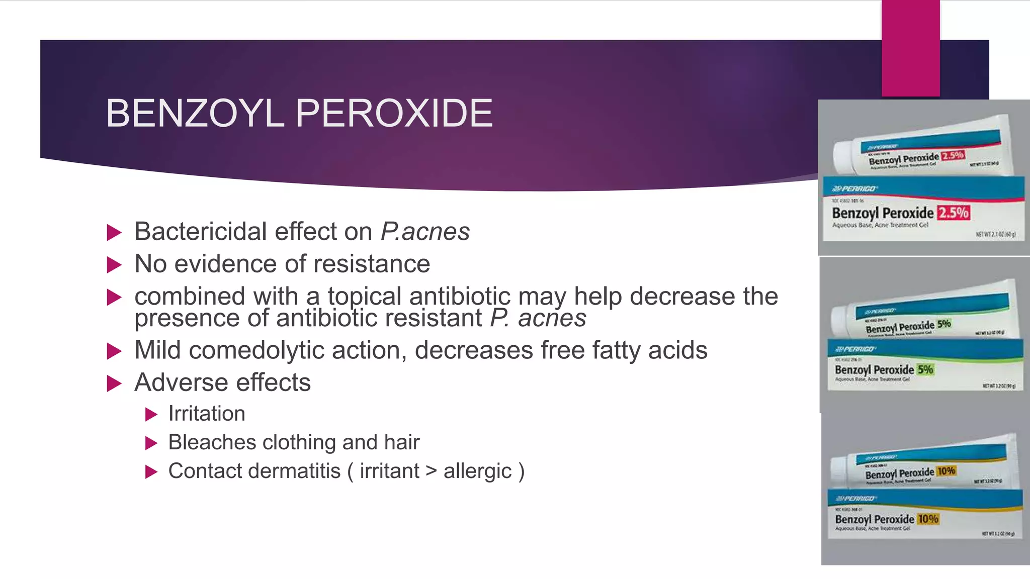 Acne vulgaris approach to topical treatment | PPTX