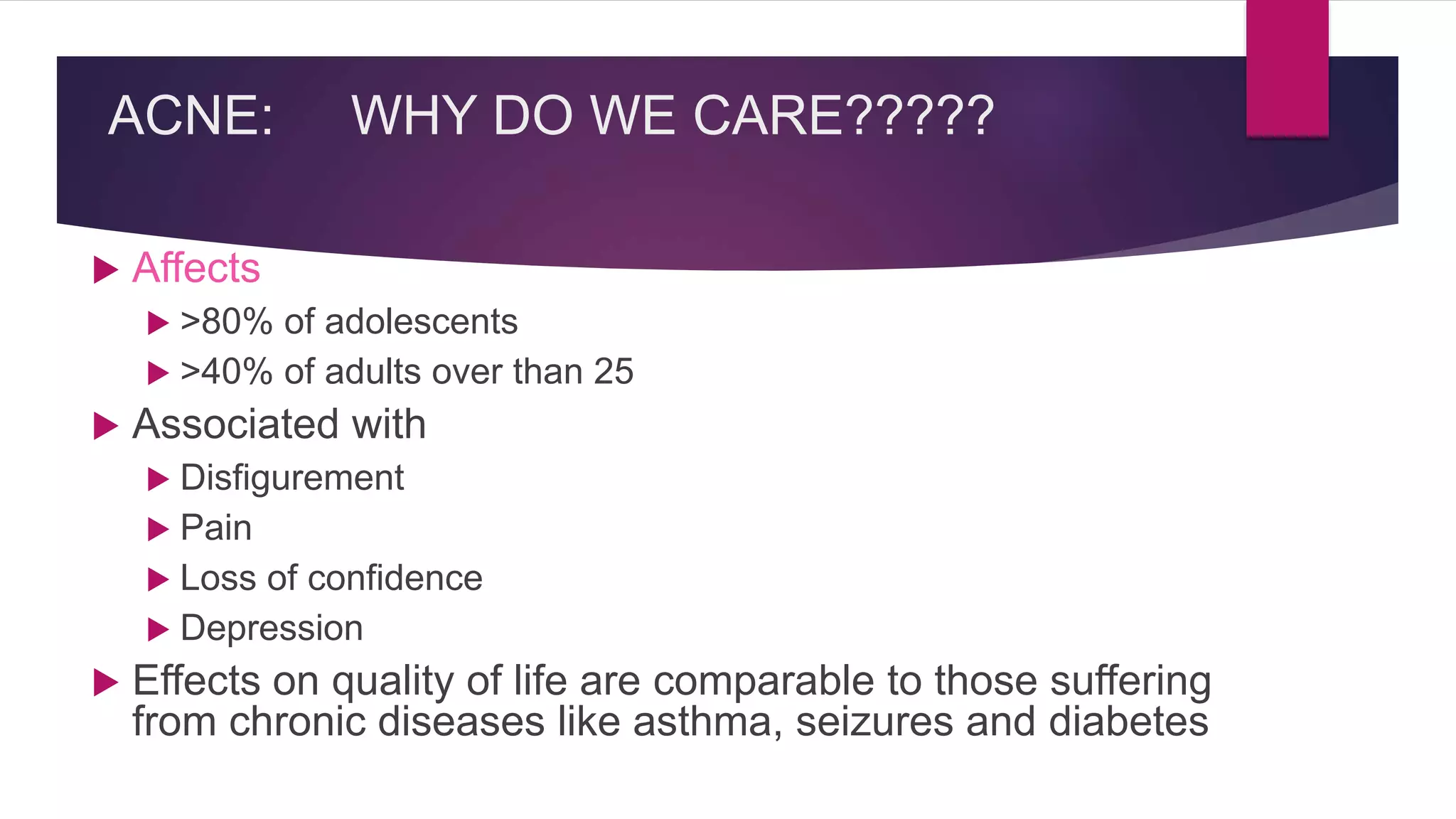 Acne vulgaris approach to topical treatment | PPTX