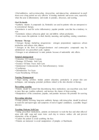 Acne vulgaris | DOCX
