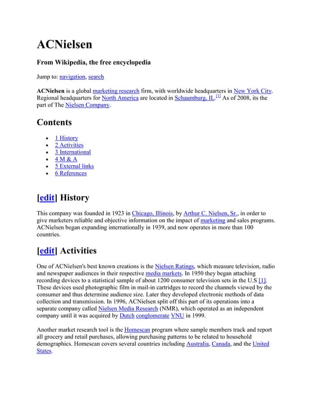 Ac Nielsen | DOCX