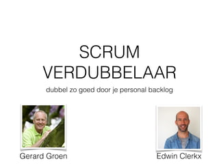 Acnl2015 gerard groen-personal backlog | PDF