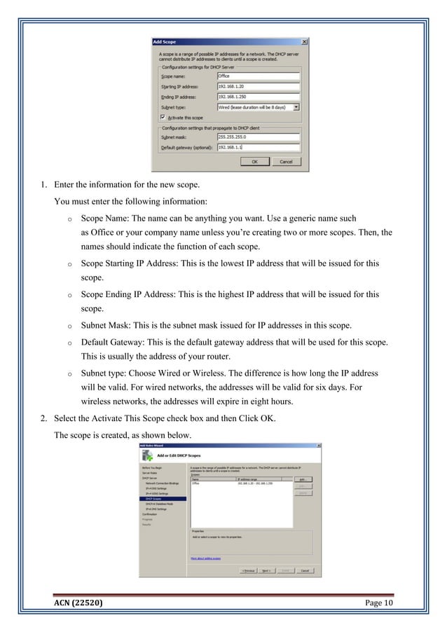 ACN Microproject .pdf | Computer Networking | Computing