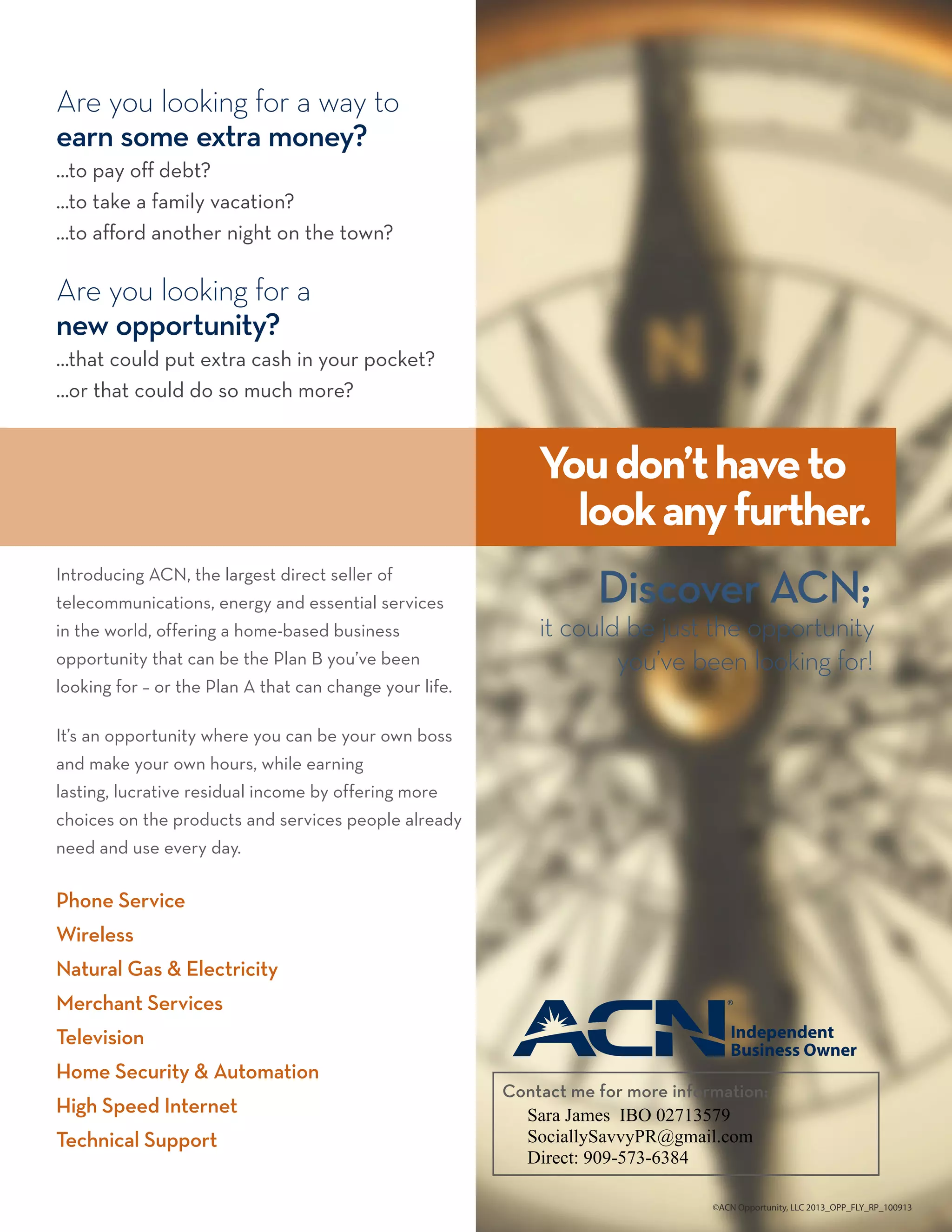 Acn opportunity flyer | PDF