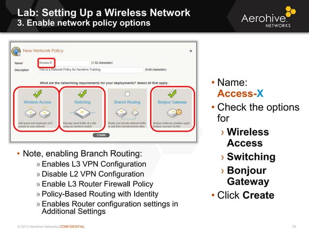 Aerohive Configuration guide. | PPTX