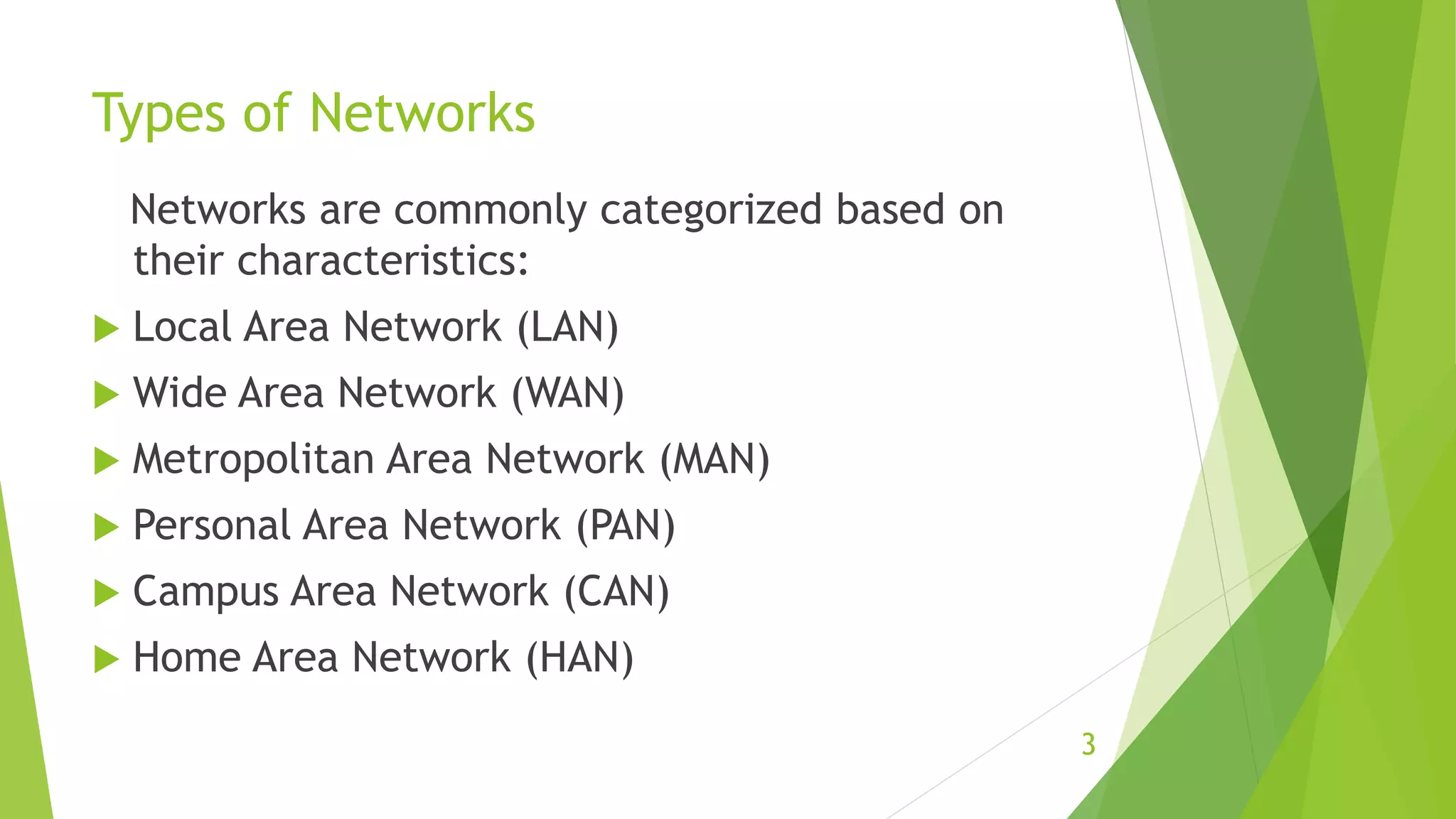Types of Networks,Network Design Issues,Design Tools | PPTX