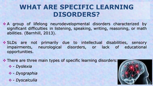 Specific learning disorders.pdf | Brain and Nervous System Disorders ...