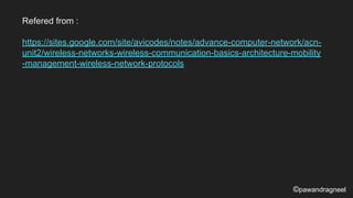 Wireless Network Architecture | PDF