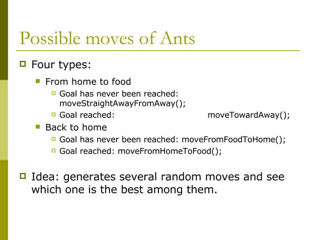 Ant Colony Algorithm | PPT