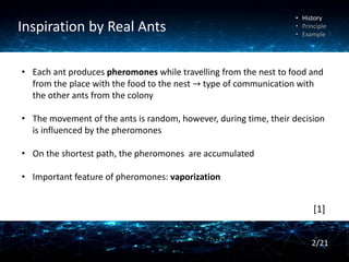 Ant Colony Optimization (Bio Inspired Algorithm) by Ing.Lenka S., PhD | PDF