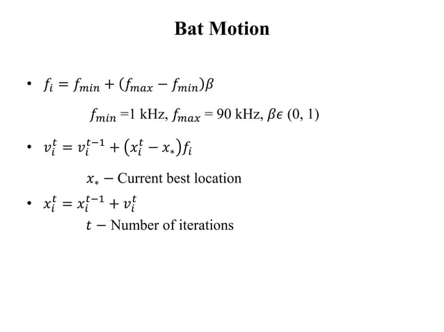 Aco Firefly Modified Firefly Bat Abc Algorithms Ppt
