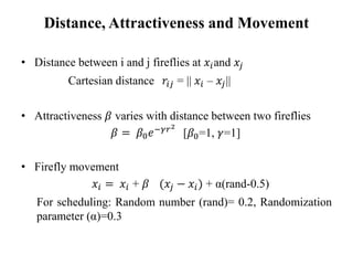 ACO, Firefly, Modified Firefly, BAT, ABC algorithms | PPT