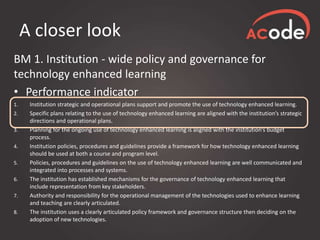 Preparing for the 2018 ACODE Benchmarking Summit | PPT