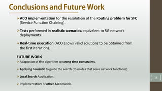 Applying Ant Colony Optimization for Service Function Chaining in a 5G Network (IEEE IOTSMS 2019 ...