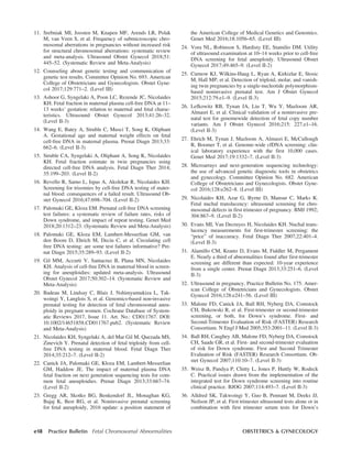 ACOG screening for fetal chromosomal abnormalities 2020 | PDF