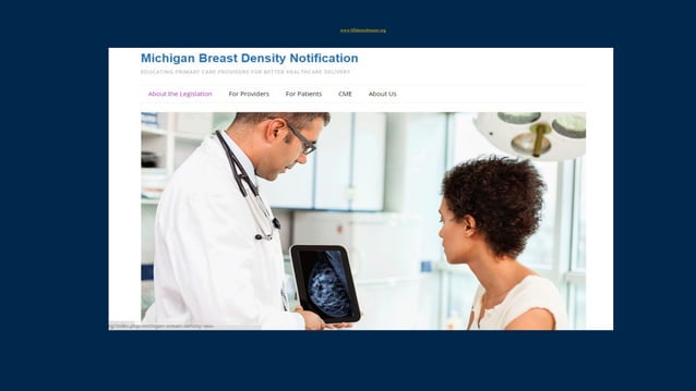 ACOG breast density notification in mammograms | PPT