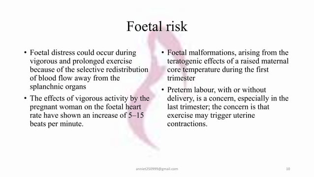 Guidelines for exercise during pregnancy #Acog guidelinens | PPTX