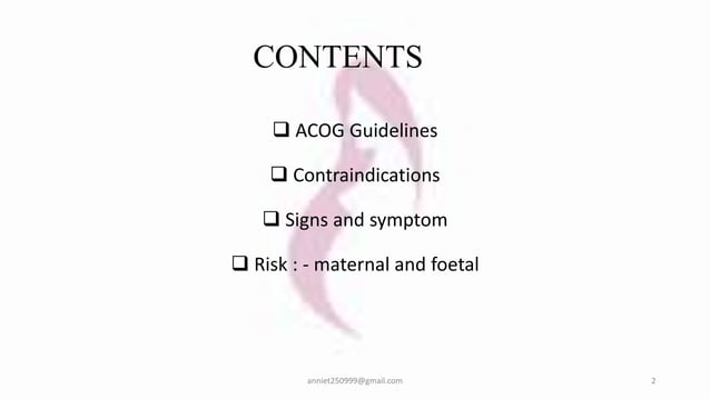 Guidelines for exercise during pregnancy #Acog guidelinens | PPTX
