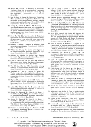 Acog hemorragia posparto acog 2017 | PDF