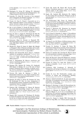 Acog hemorragia posparto acog 2017 | PDF