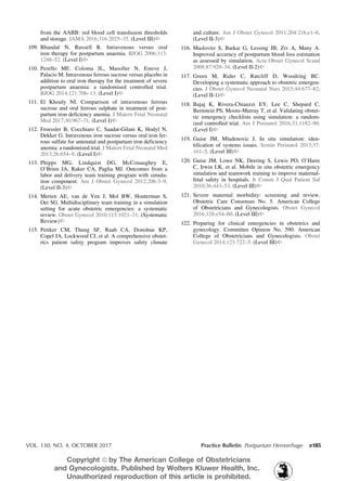 Acog hemorragia posparto acog 2017 | PDF