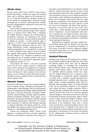 Acog hemorragia posparto acog 2017 | PDF