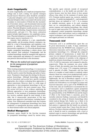 Acog hemorragia posparto acog 2017 | PDF