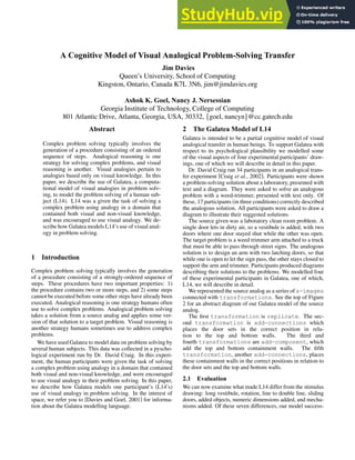 A Cognitive Model Of Visual Analogical Problem-Solving Transfer | PDF