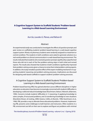 A cognitive support system for pbl | PDF