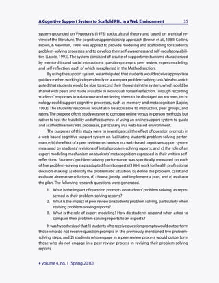 A cognitive support system for pbl | PDF