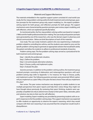 A cognitive support system for pbl | PDF