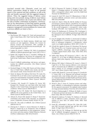 ACOG Management of Stillbirth 2015 OBGYN | PDF