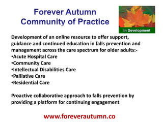 Falls Prevention - A Collaborative Approach (St Mary's Hospital) | PDF