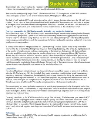 A Collaborative Product Commerce Approach To Value Based Health Plan Purchasing | PDF