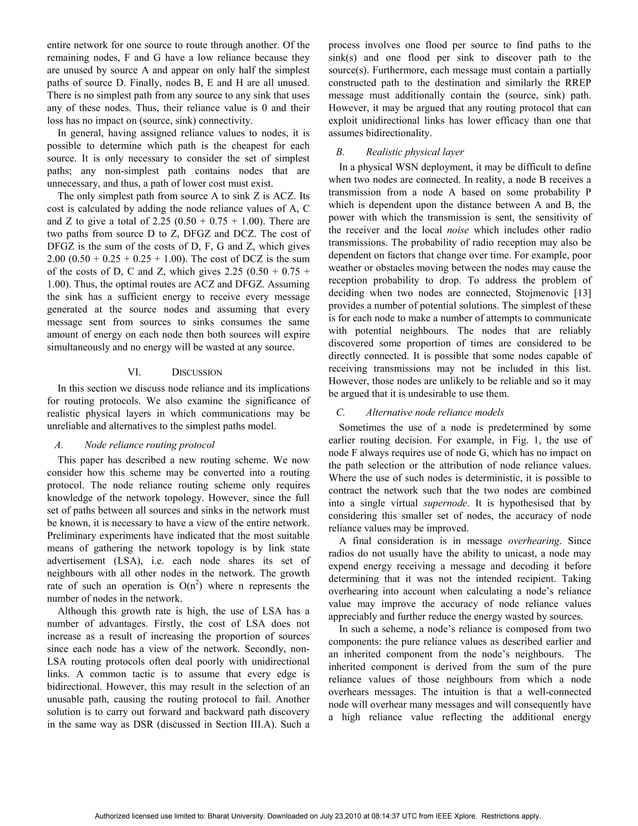 A Collaborative Wireless Sensor Network Routing Pdf Internet Of