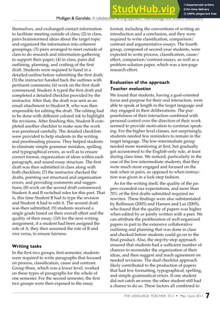 A Collaborative Writing Approach Methodology And Student Assessment | PDF