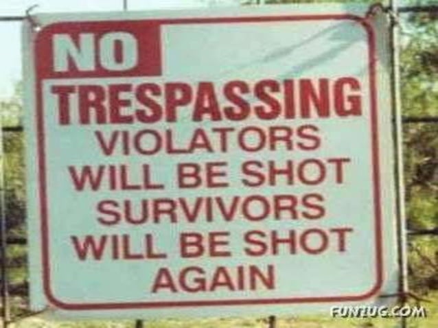 A collection of funny sign boards | PPTX