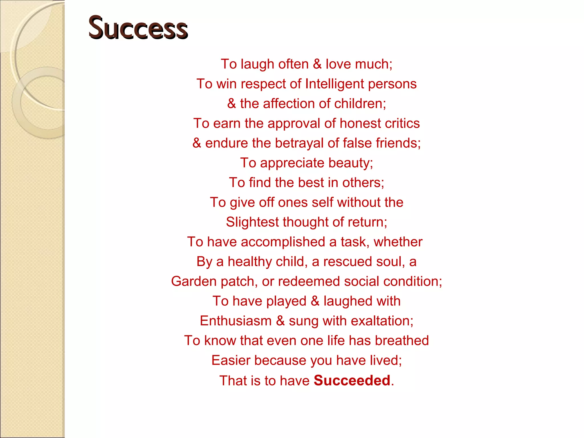 A Collection of Inspirational Poems | PPT