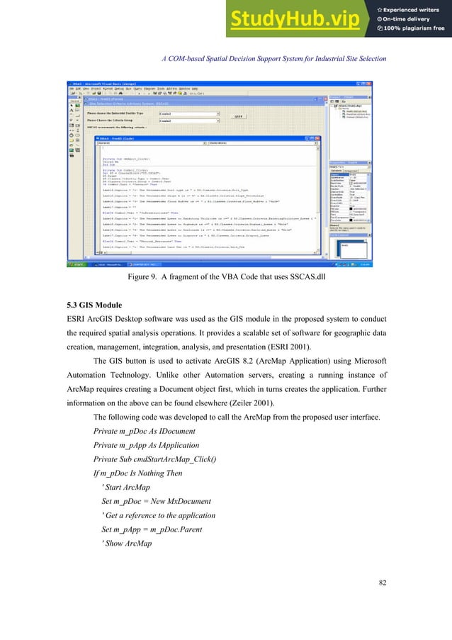 A COM-Based Spatial Decision Support System For Industrial Site Selection | PDF