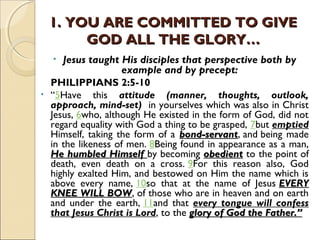 Be a Committed Christian | PPT