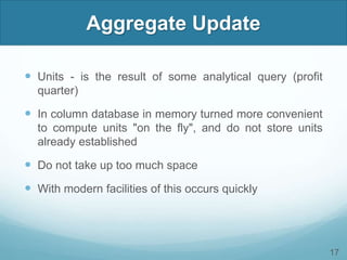 A Common Database Approach for OLTP and OLAP Using an In-Memory Column Database | PPT