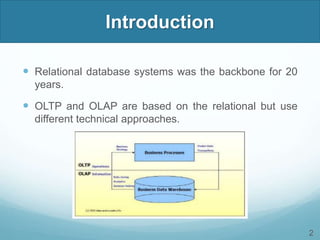 A Common Database Approach for OLTP and OLAP Using an In-Memory Column Database | PPT