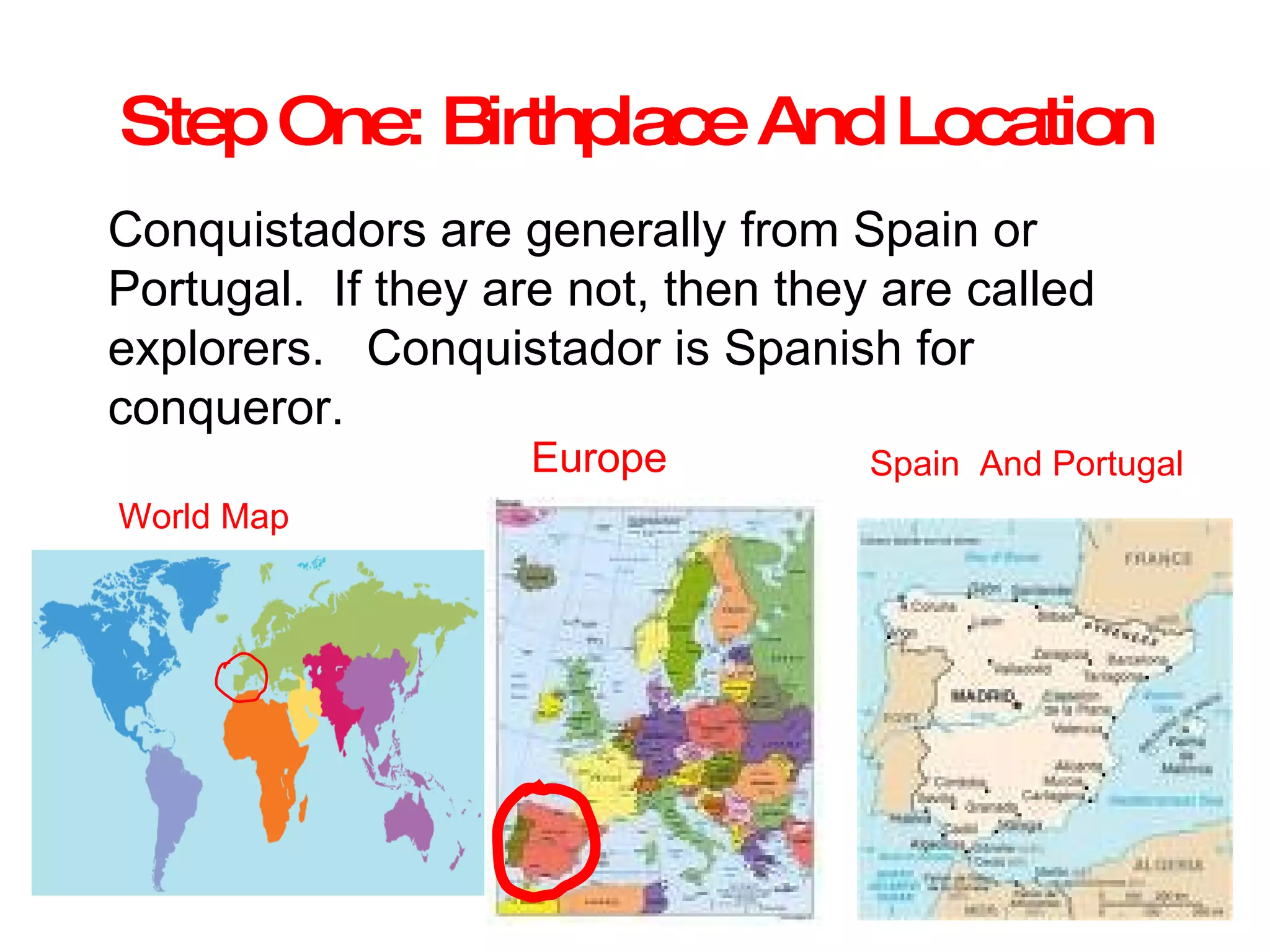 A Commoners Guide To Becoming A Conquistador | PPT