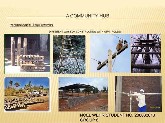 A community hub | PPTX | Woodworking | Arts and Crafts