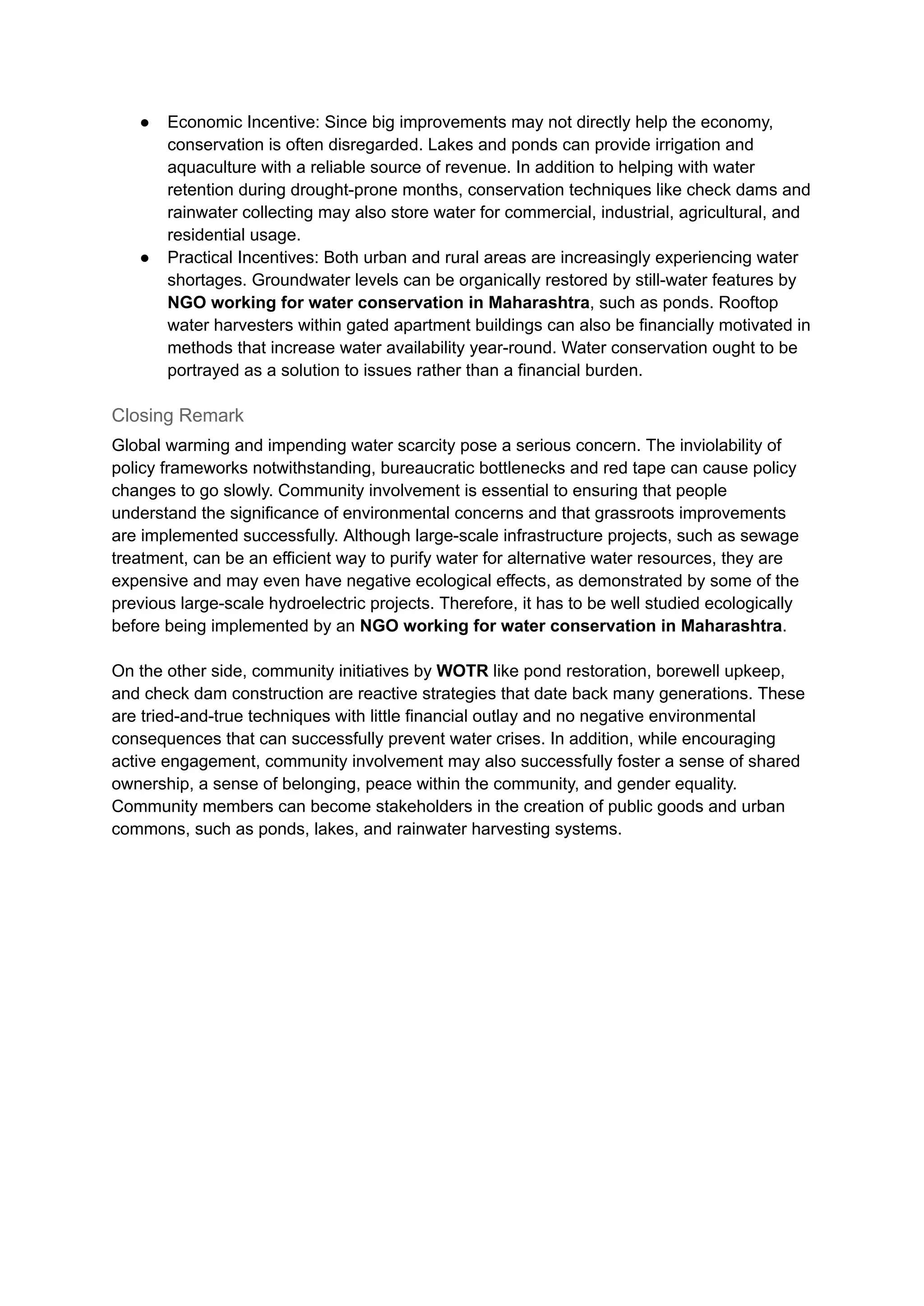 A Community’s Role In NGO Working For Water Conservation In Maharashtra.pdf