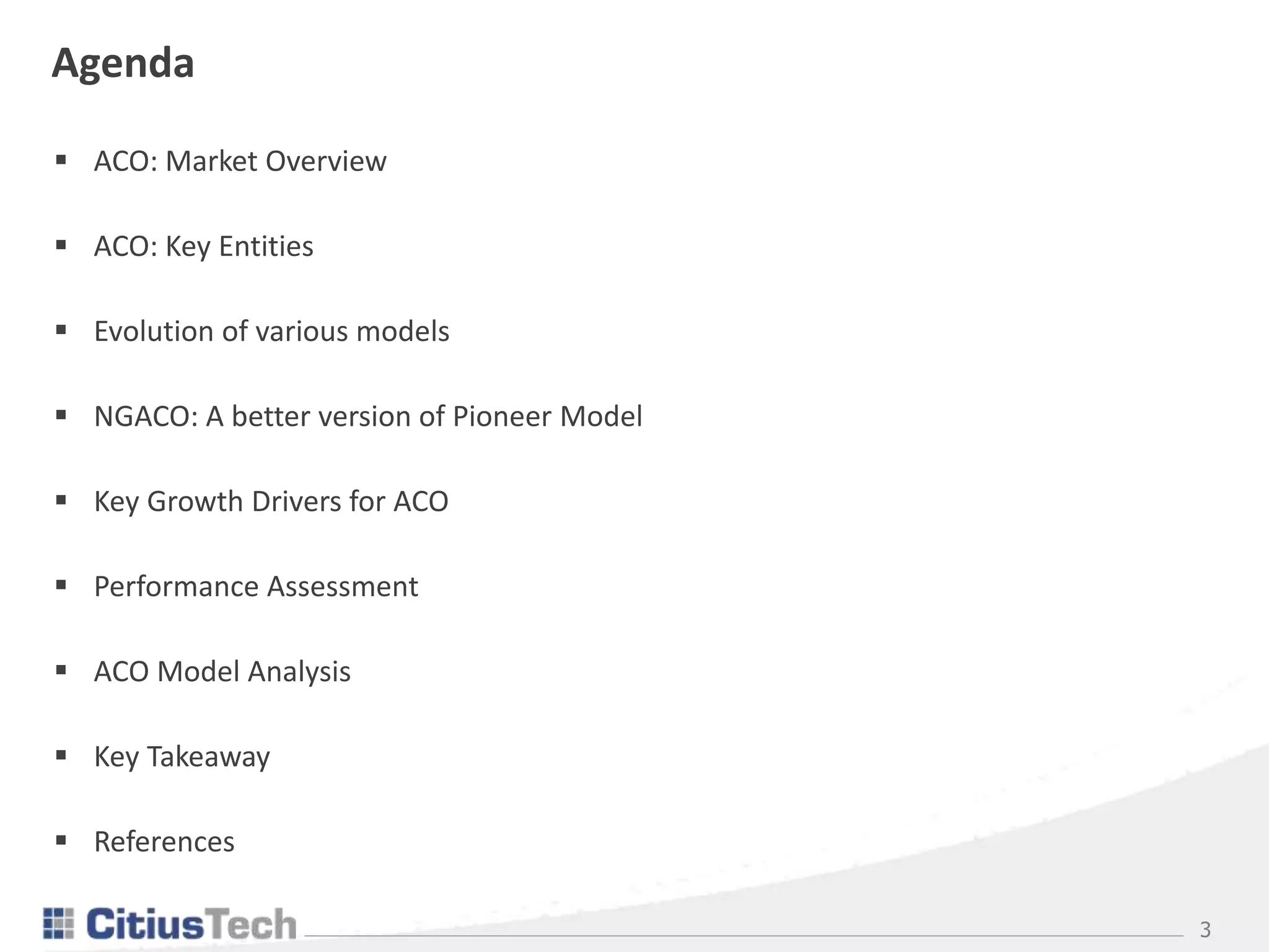Aco Models: Maturity and Analysis | PPT
