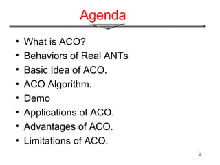 Ant Colony Optimization - ACO | PPT