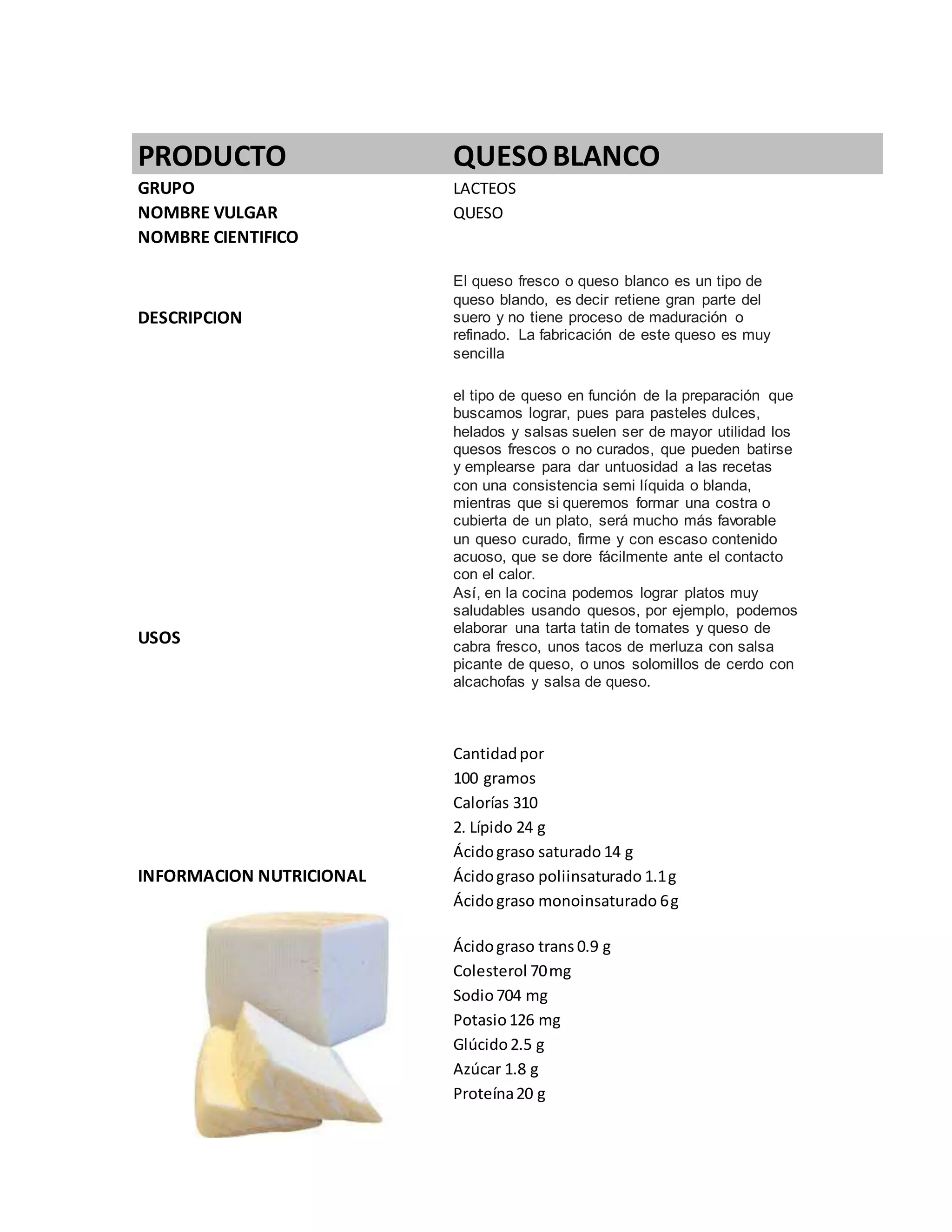 Fichas tecnicas y antropologia de:Crocante, bebida, plato de entrada | PDF