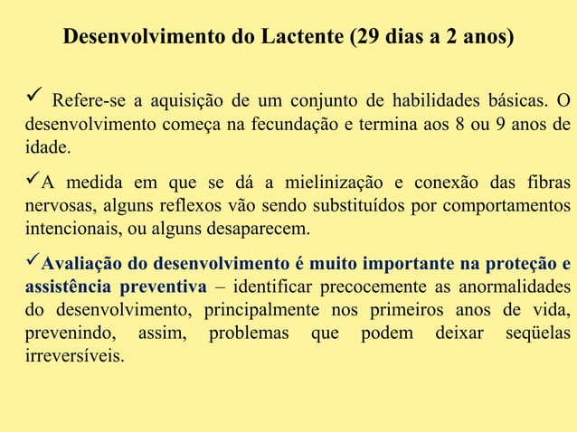 Acompanhamento Do Crescimento E Desenvolvimento Da Criança