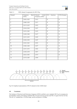 A comparative analysis of 802.11b and 802.11g