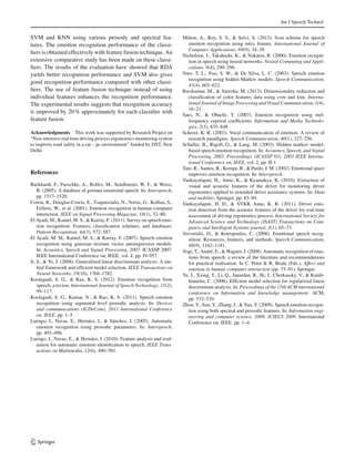 A comparative analysis of classiﬁers in emotion recognition thru acoustic features | PDF
